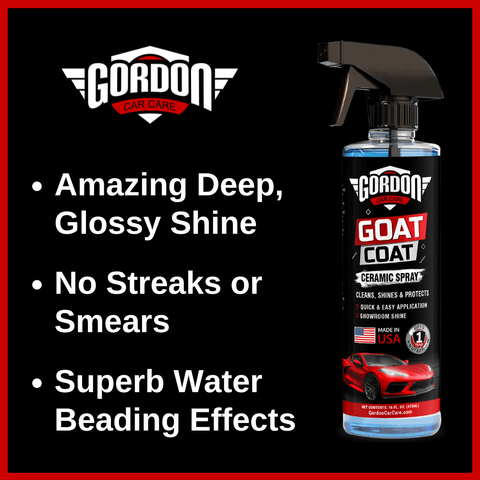 GOAT Coat™ Ceramic Spray by GORDON Car Care – Gordon Car Care